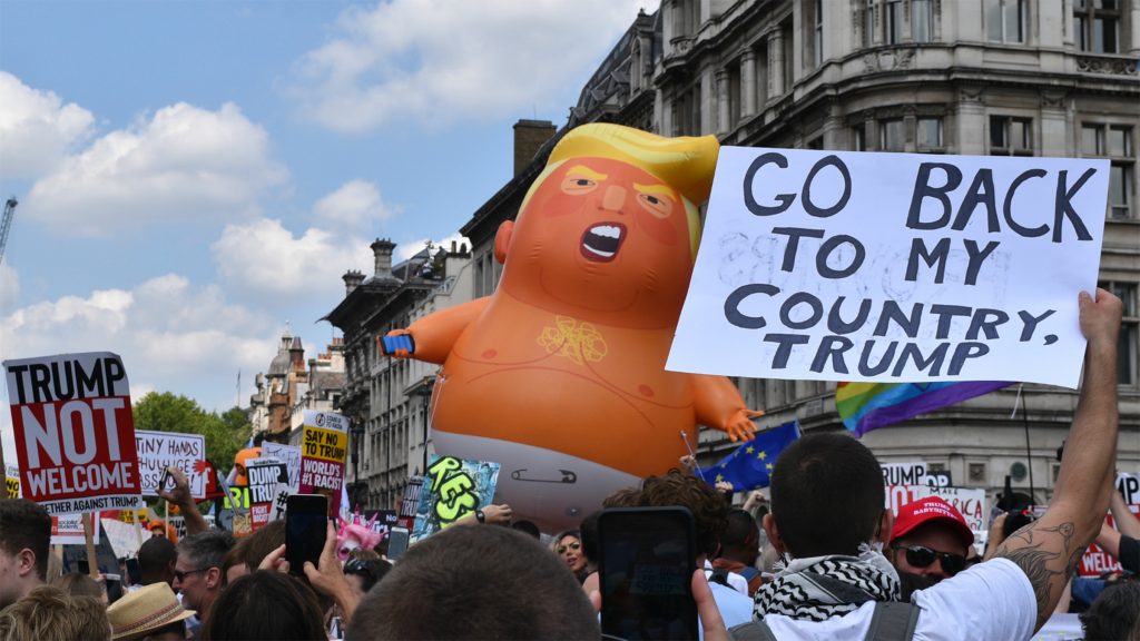 Trump Baby blimp lands at the Museum of London - Museums Association